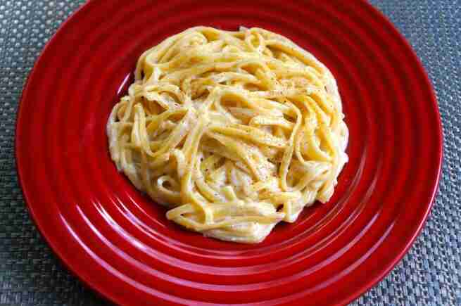 Creamy Spaghetti With Milk