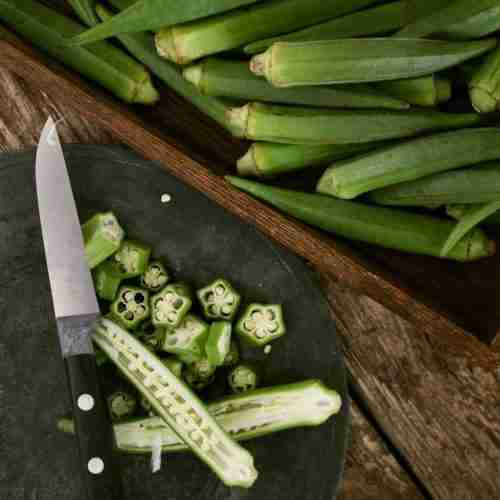 Chicken With Okra And Djon-Djon