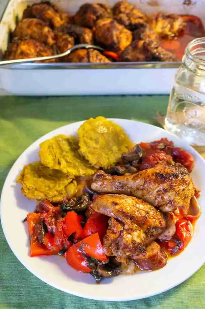 Basque Roast Chicken (Chicken Basque Style Recipe)