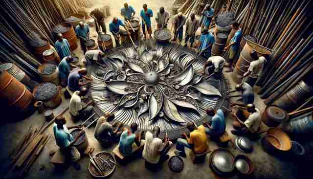 Caribbean Upcycling Art